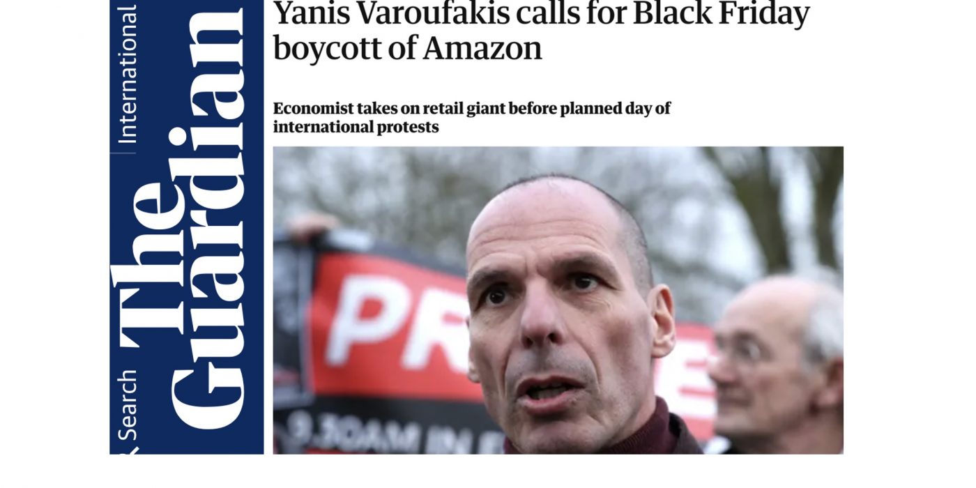 Today, Black Friday, we are boycotting Amazon, globally – Damien Gayle ...