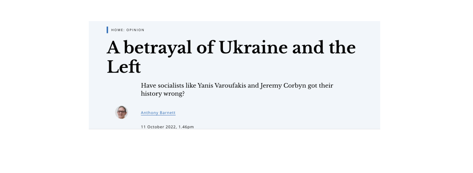 Comradely disagreements between progressives over Ukraine & the New ...