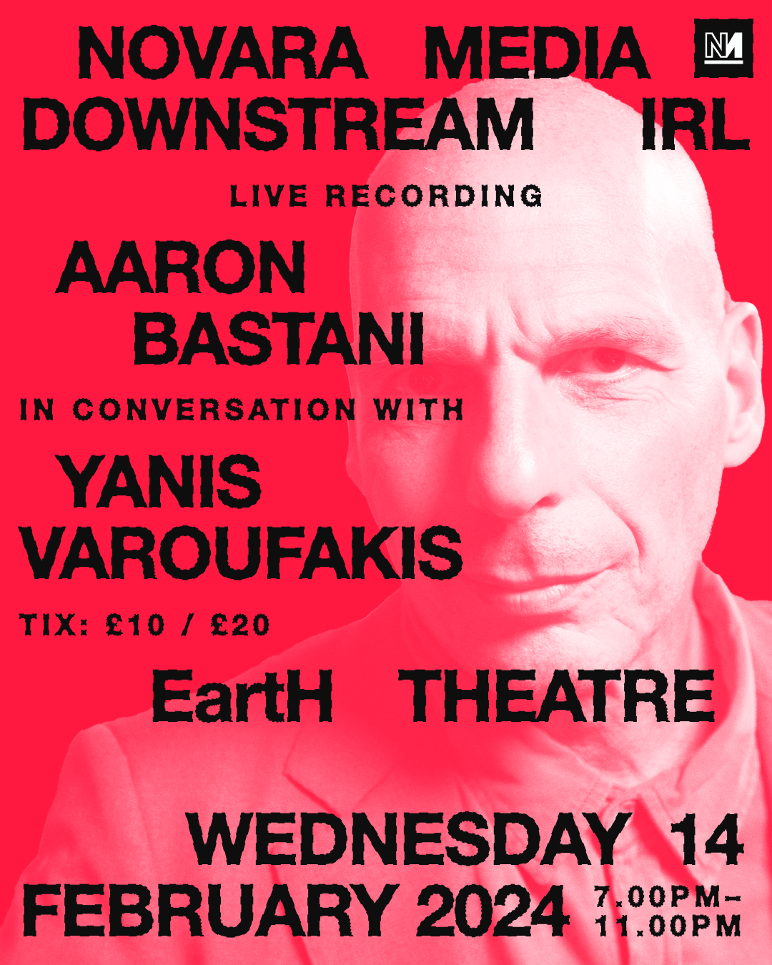 Our Present Moment in History: a wide-ranging discussion with Aaron Bastani in a packed EarthH ...